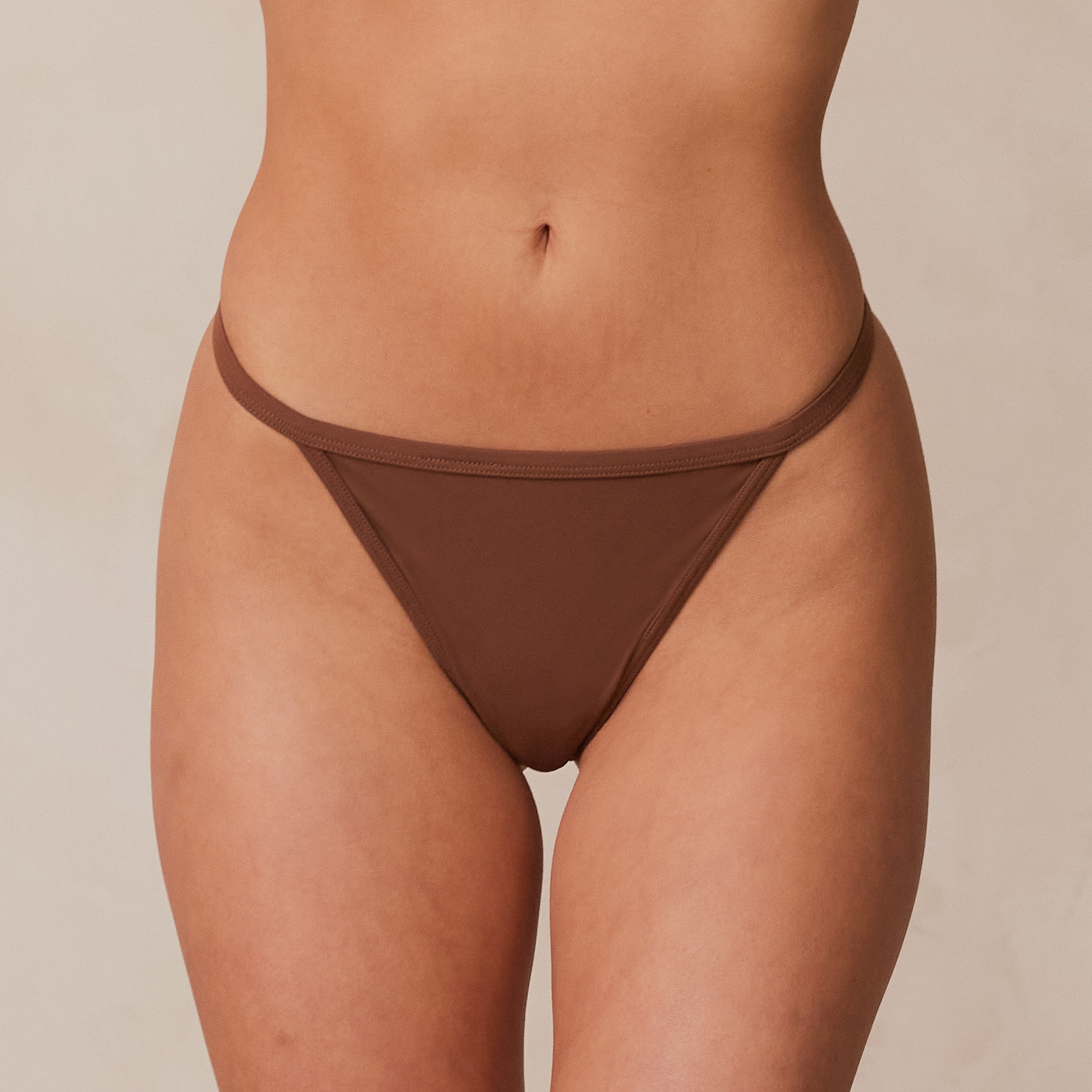 Sculpt G-string - Chestnut – Lounge Underwear