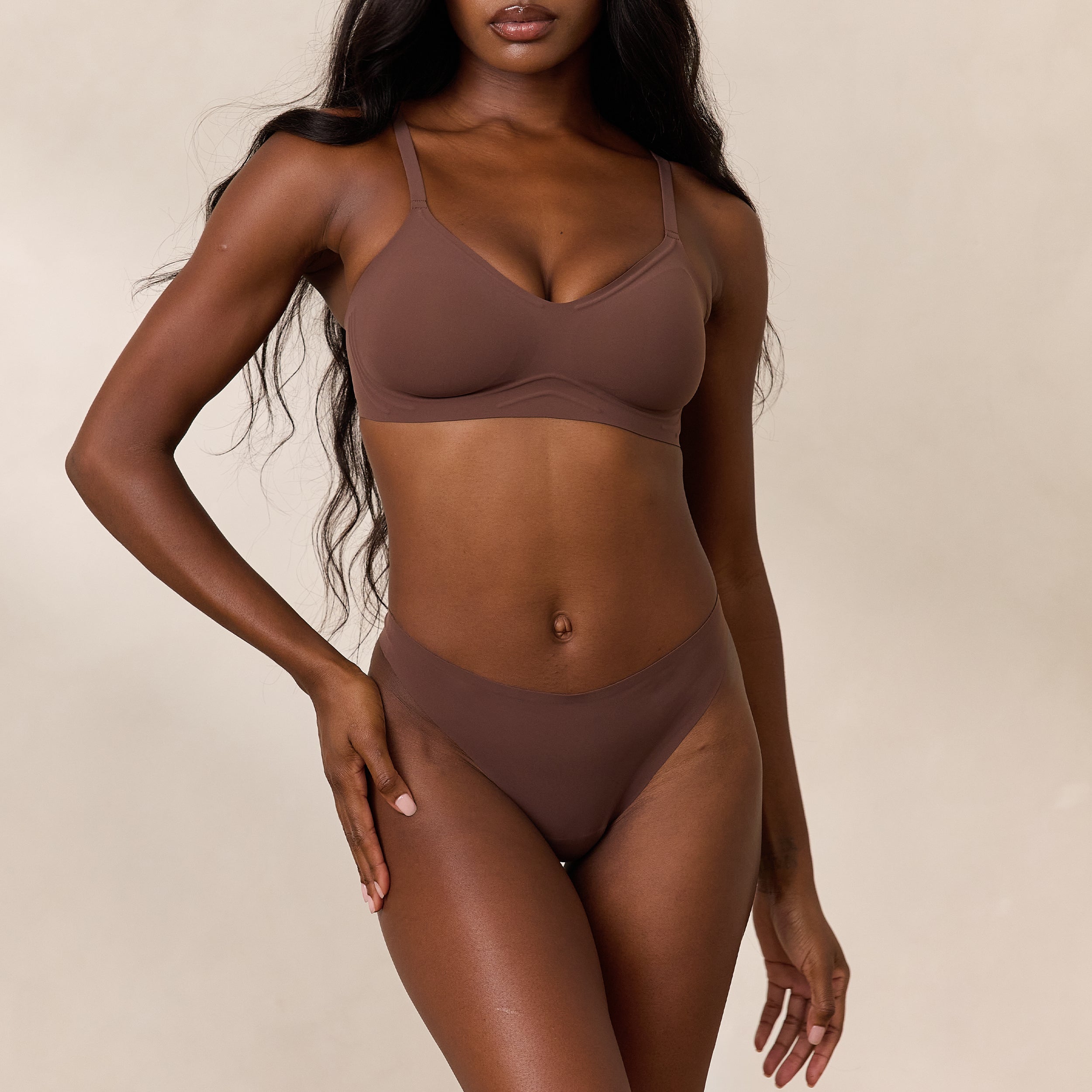 Everyday Flex Bralette - Cocoa
