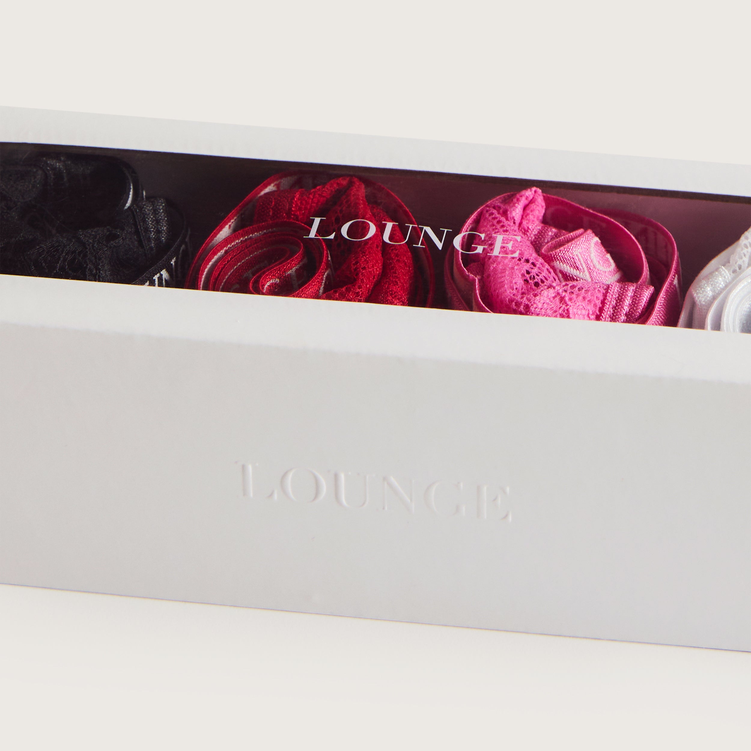 Two-tone Blossom Thong - Hot Pink